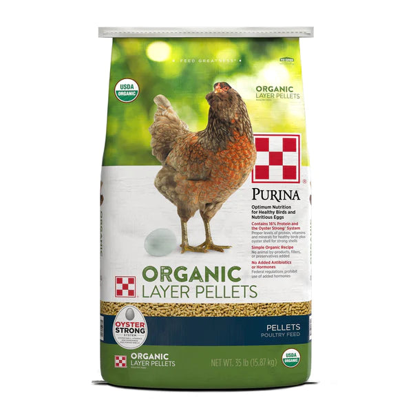 Purina® Organic Layer Pellets Chicken Feed – McGregor General Store