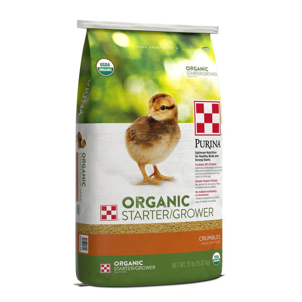 Purina® Organic Starter-Grower Chick Feed 35# – McGregor General Store