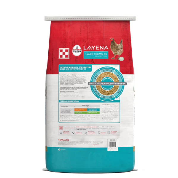 Purina® Layena® Crumbles Chicken Food 50lb – McGregor General Store
