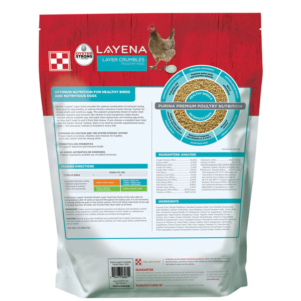 Purina® Layena® Crumbles Chicken Food 10lb – McGregor General Store