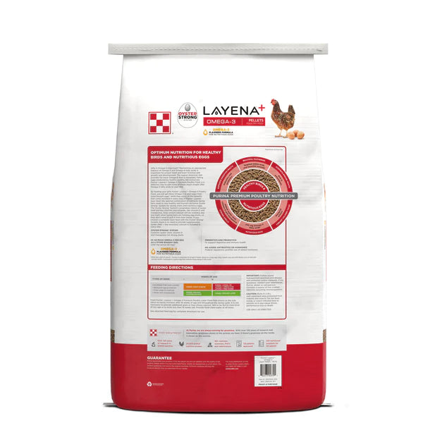 Purina® Layena®+ Omega-3 Chicken Feed Pellets – McGregor General Store