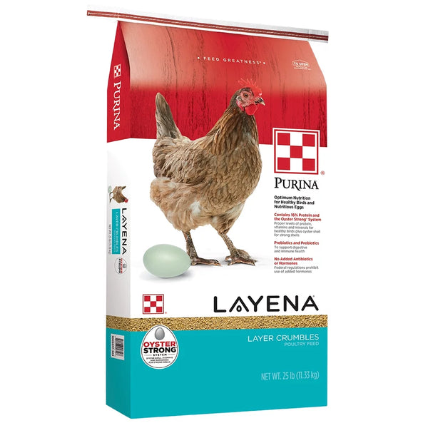 Purina® Layena® Crumbles Chicken Food 25lb – McGregor General Store