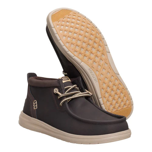 Hey Dude Wally Mid Gripr Classic Mole Brown – McGregor General Store