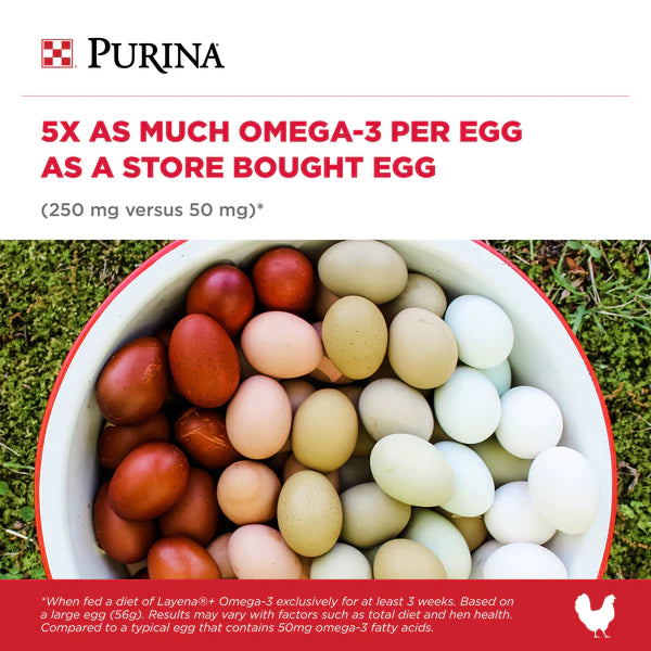 Purina® Layena®+ Omega-3 Chicken Feed Pellets – McGregor General Store