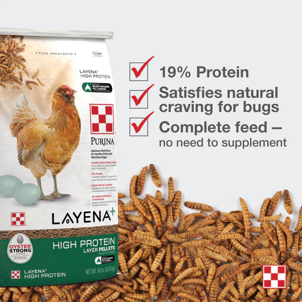 Purina® Layena®+ High Protein Layer Feed – McGregor General Store