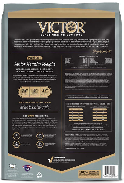 Victor Purpose Senior Healthy Weight Formula 40lb – McGregor General Store
